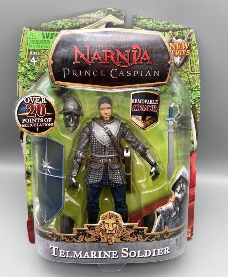 The Chronicles of Narnia Telmarine Soldier Prince Caspian 6.5” NEW ...