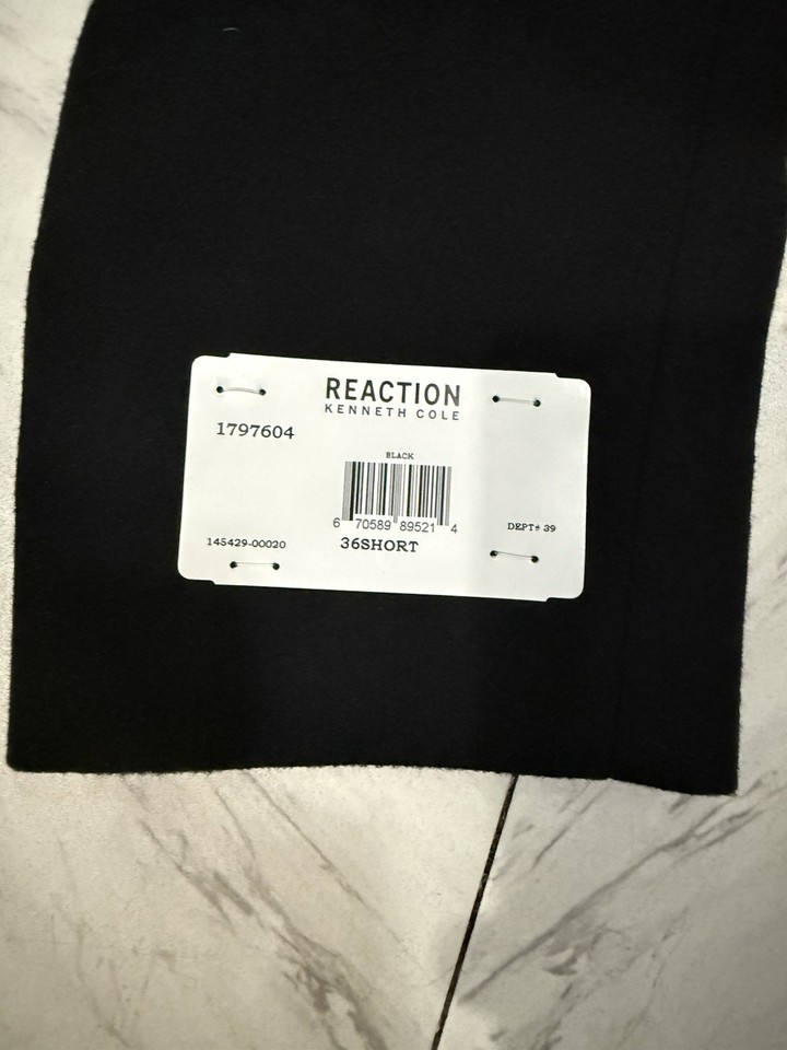 Kenneth Cole Men's Overcoat Black size 36 short | eBay