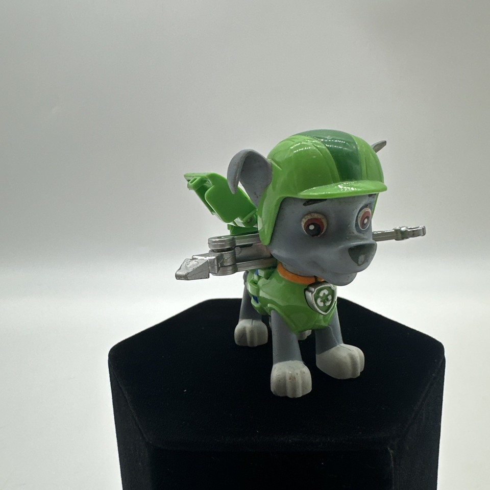 Paw Patrol Rocky Action Figure - Green Recycling Pup Toy 2.3In..33 | eBay