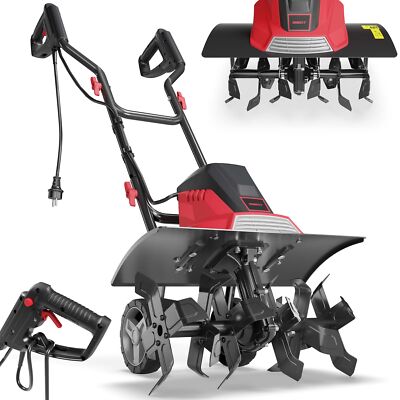Elektro Gartenfräse Gartenhacke 1500 W 45 cm Boden Garten Motor Hacke ...