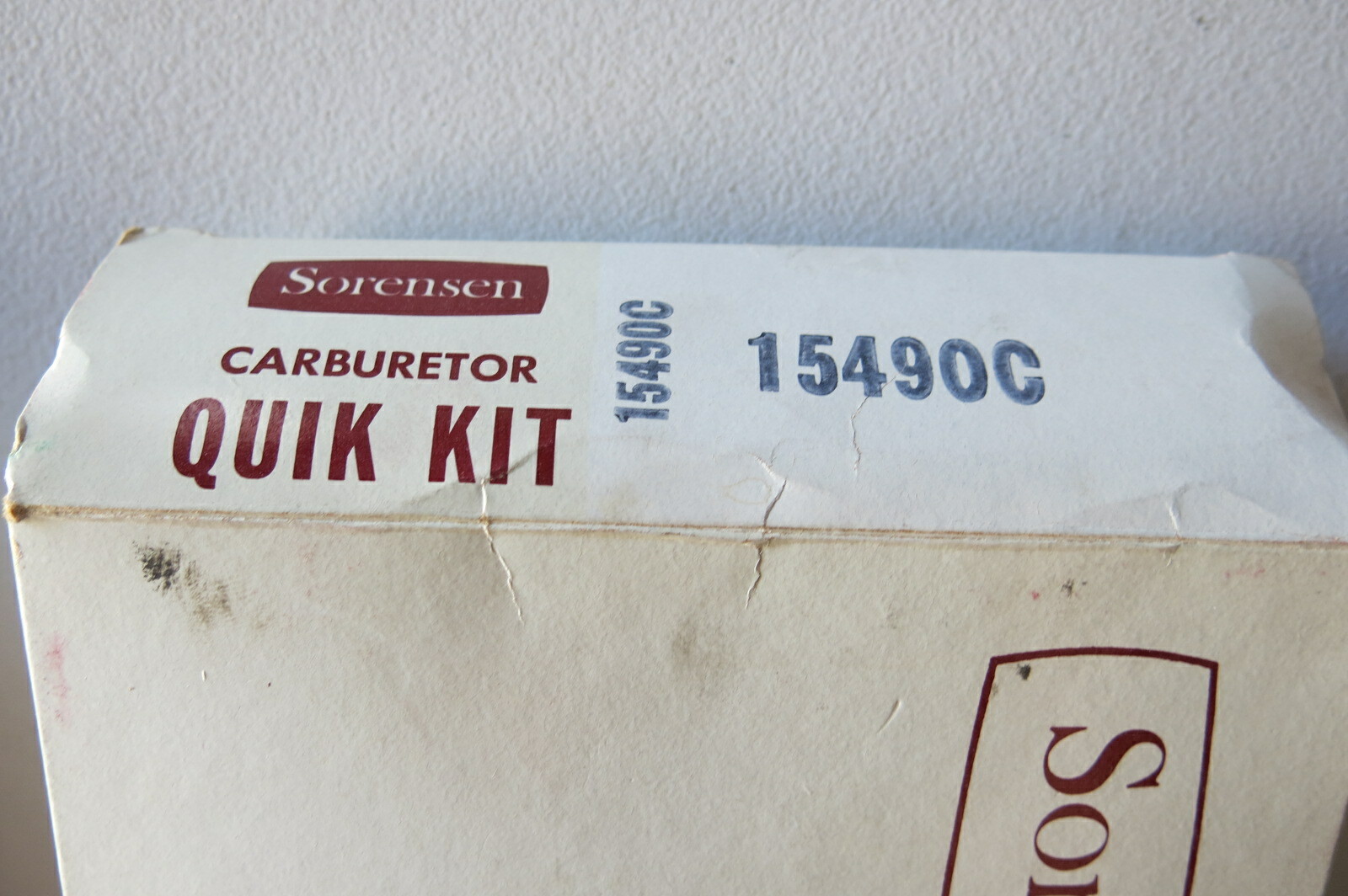 NOS SORENSEN CARBURETOR QUIK KIT 15490C | eBay