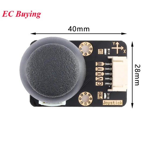 XY Joystick Module Dual-Axis PS2 Control for Arduino with Analog Output ...