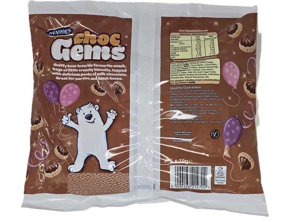 Iced Gems Flavour Iced, Chocolate Topped Biscuits McVitie's | eBay UK