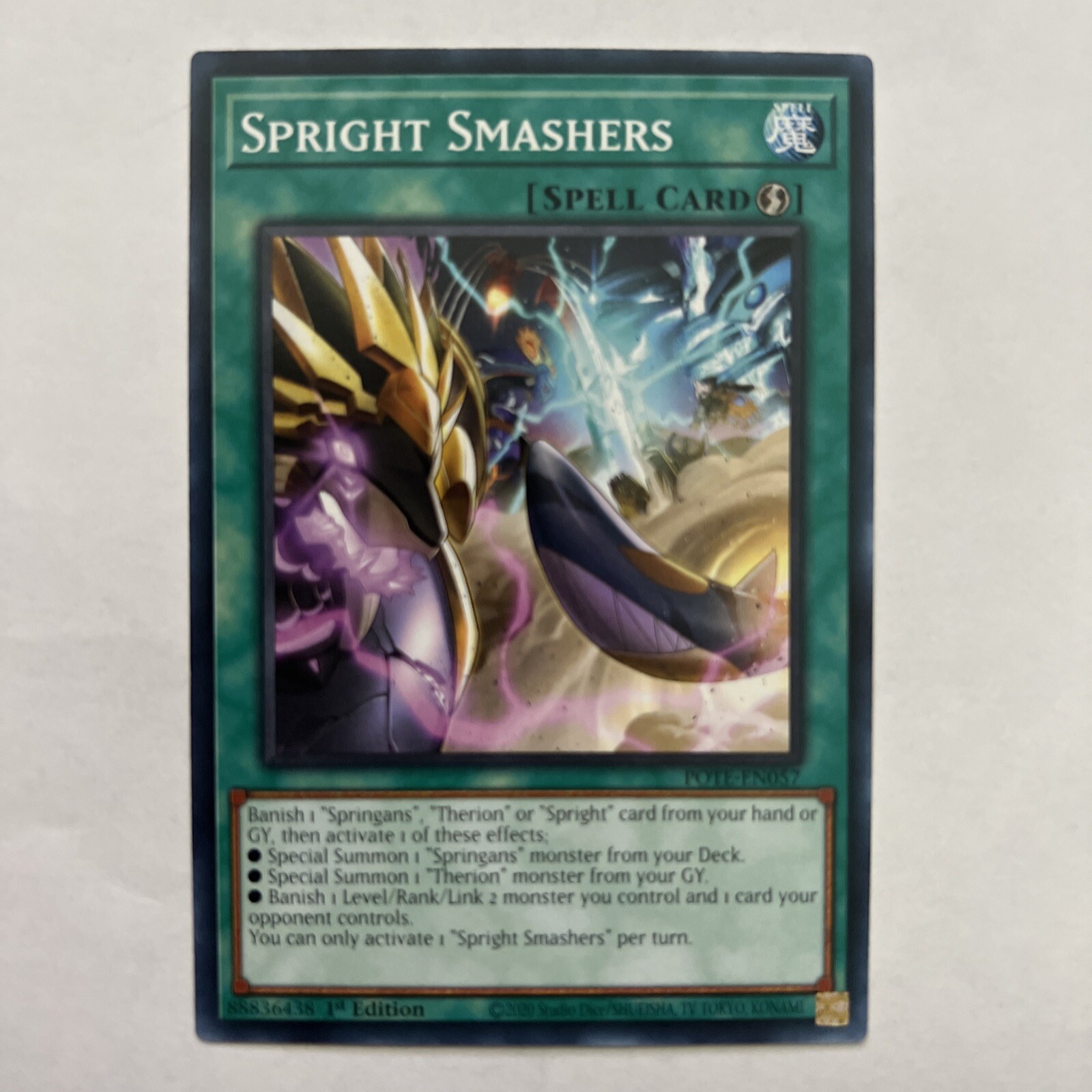 Yugioh! Spright Smashers - POTE-EN057 - Common - 1st Edition Near Mint ...