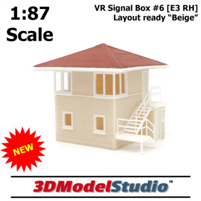 VR Victorian Railways Signal Box #6 [E3 RH] Beige HO 1:87 Scale | eBay ...