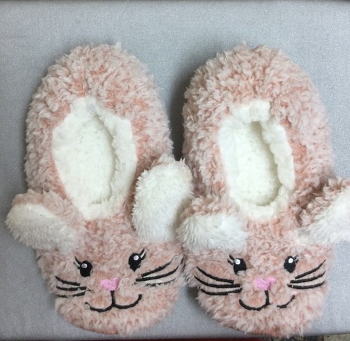 Oh So Comfy Cute Fuzzy Bunny Slippers Size 36- 37 (6 -7) , New Without ...