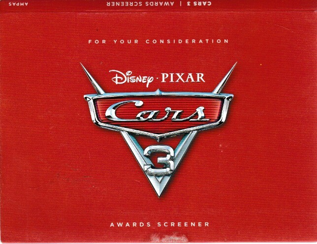 Cars 3: For Your Consideration DVD VIDEO MOVIE FYC Pixar Lightning ...