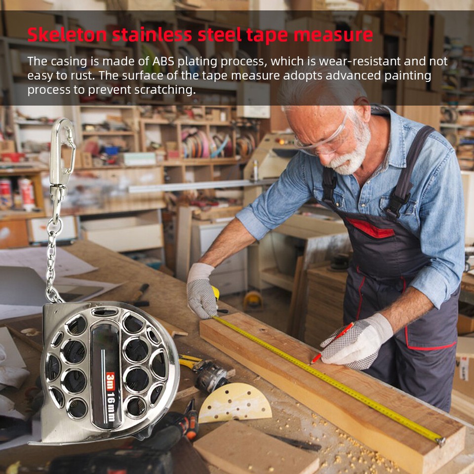 3/5/7.5m Meter Ruler Anti-Fall Portable Retractable Ruler Thickening ...