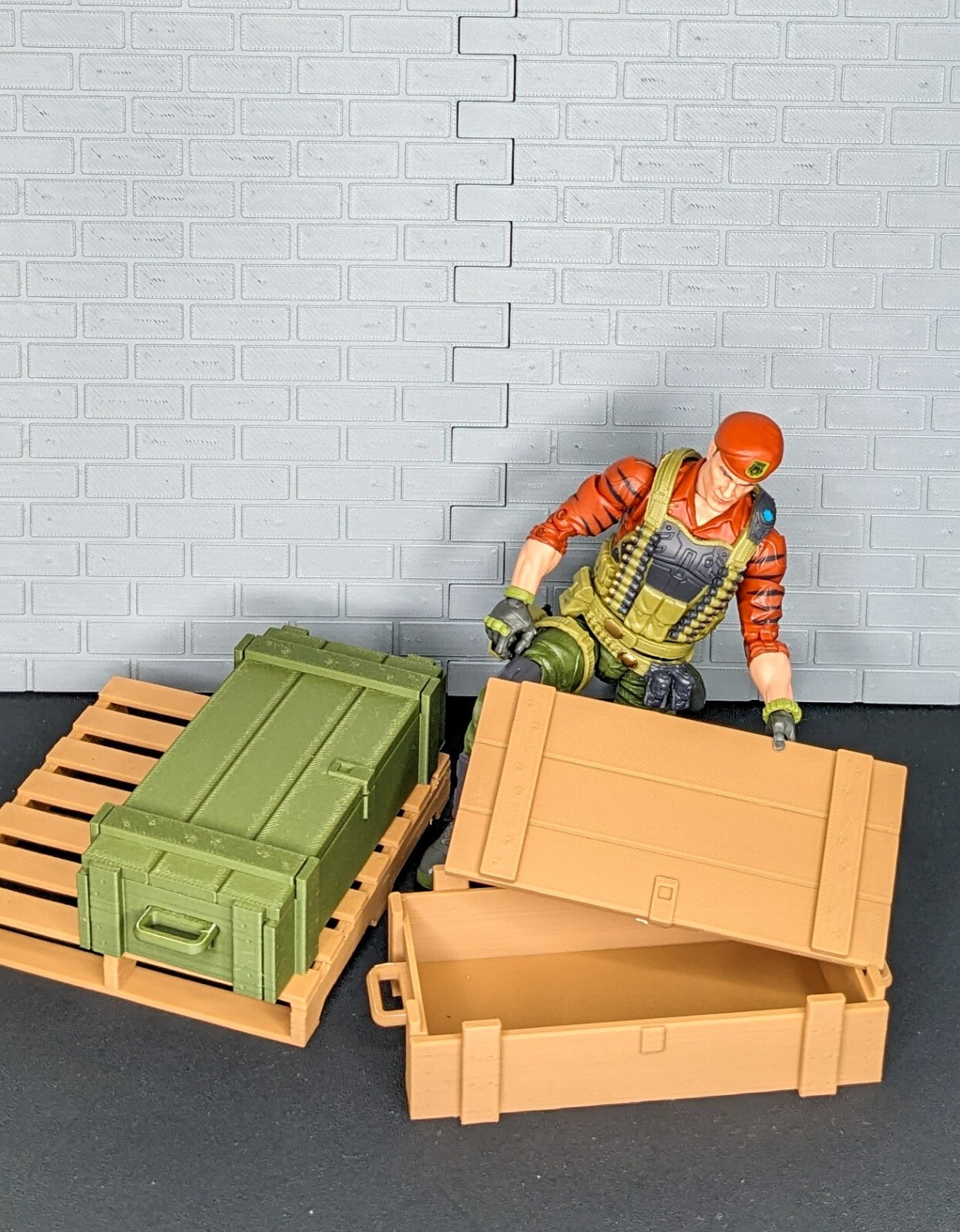 1/12 Scale Crates - Opening Crates for GI Joe Classified diorama (set ...