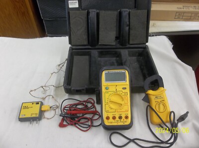 UEI DM 383 Digital Multimeter W/LEADS, TA1 TEMP ADAPTER AND CA 383 ...