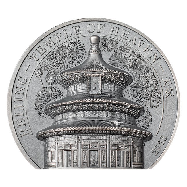 2023 2oz Silver Temple of Heaven Coin | Cook Islands | Ultra High ...