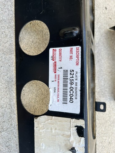 2014-2020 TOYOTA TUNDRA REAR BUMPER BRACKETS 52159-0C040 AND 52179 ...
