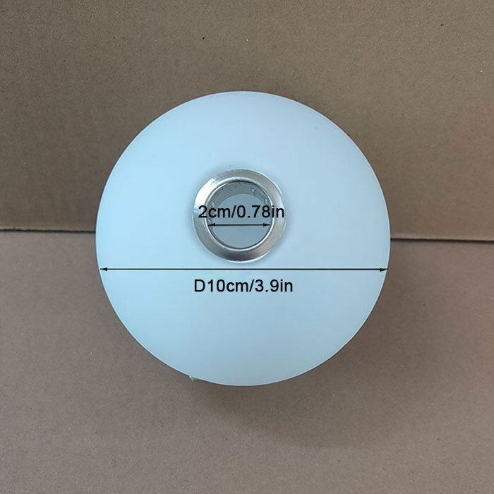 White Globe G9 Glass Shade Replacement with Thread for G9 Lamp Screw ...