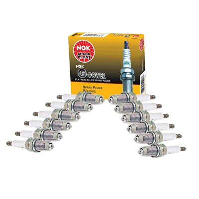 NGK Set 12 G-Power Spark Plugs 0.044 For 240SX Axxess D21 Pickup Stanza ...