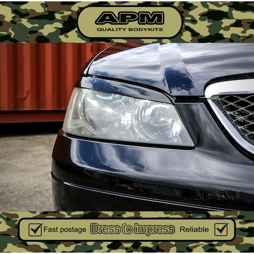 Headlight eyelid eye lid/ eyebrows for BA BF Ford Falcon /FPV- Sedan ...