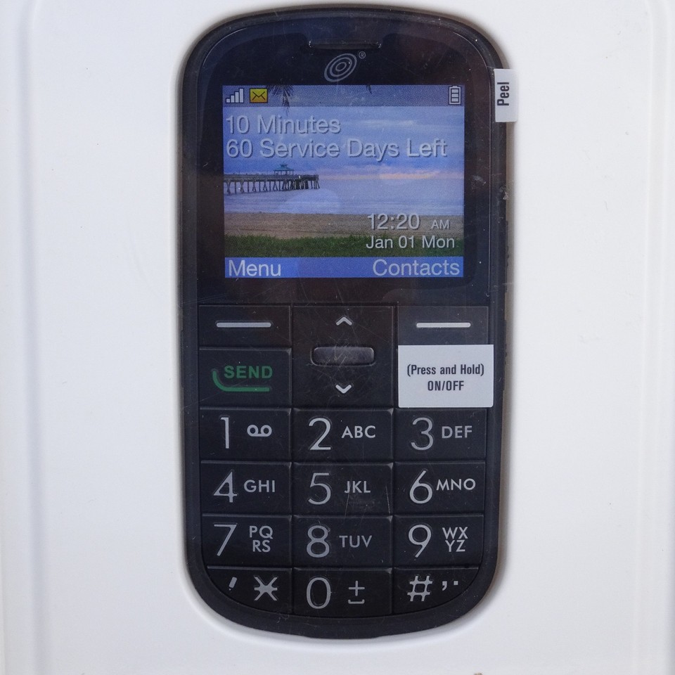 Alcatel OneTouch A382G Black Big Button Cell Phone (Tracfone) | eBay