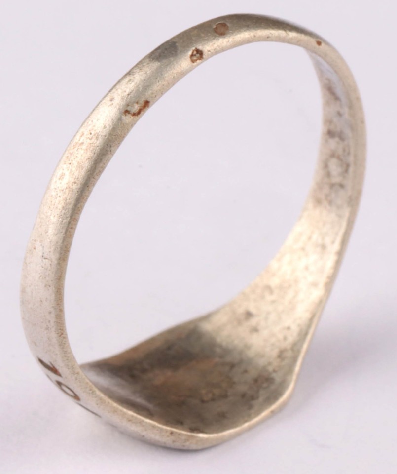 1914 Griffin 15-16 German empire WW1 Ring 800 Silver WWI Germany Size 9 ...