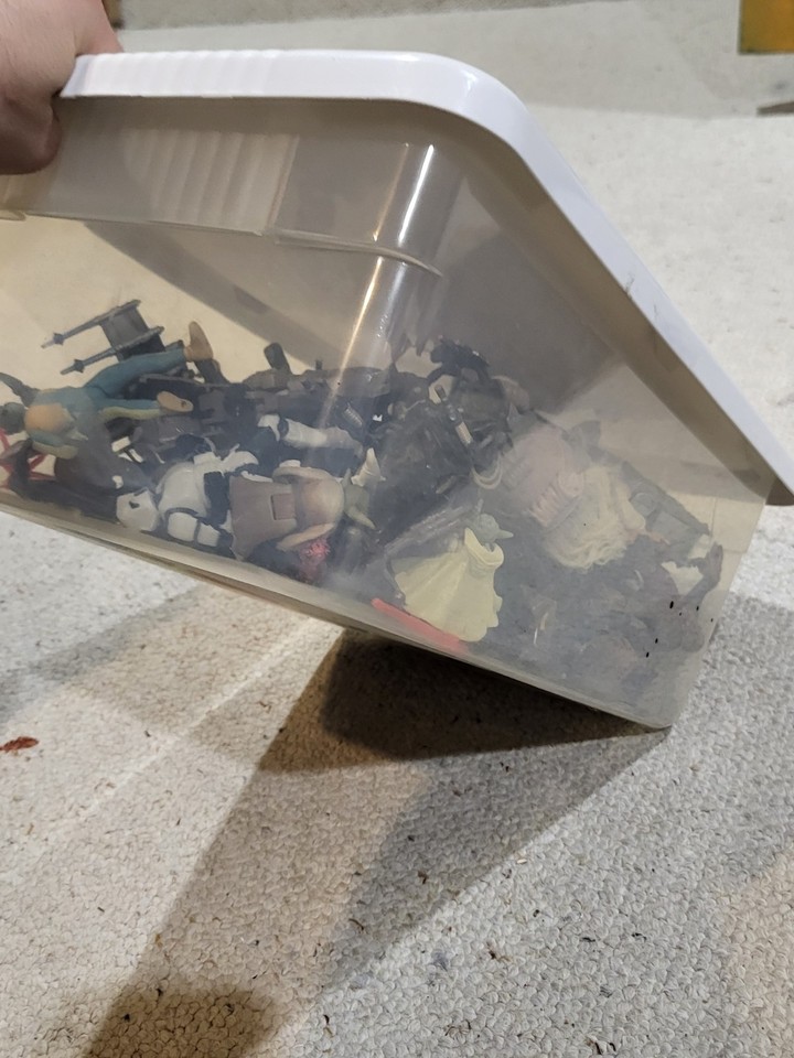 EPIC HUGE LOT OF EARLY VINTAGE STAR WARS ACTION FIGURES!!! VEHICLES ...