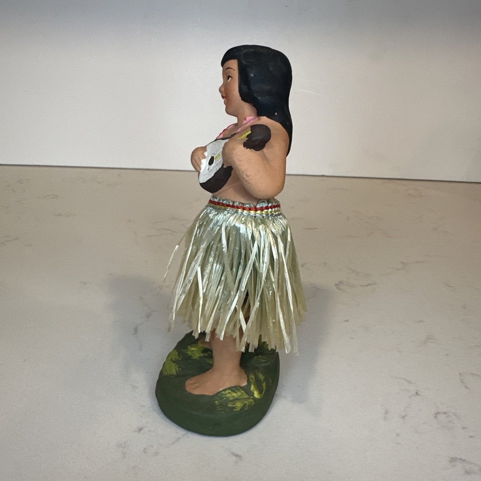1940/50s Hawaiian hula girl bobble figure dancer japan aloha Nodder ...