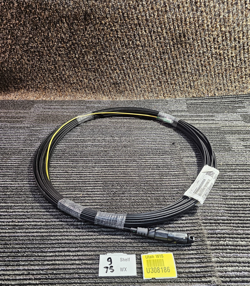 100FT Corning Fiber Optic Cable 434401EB4R2100F-P Black | eBay