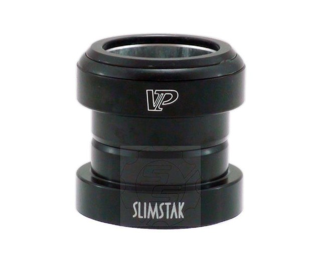 VP SlimStak Threadless Headset 1-1/8" Bearing Bicycle Headset BLACK ...