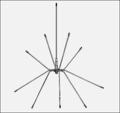 Procomm SP800/50BN Spider Police Scanner Base Station Antenna W/ 50 ...