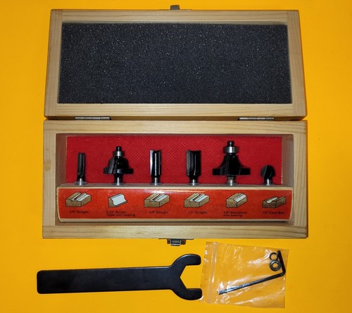 Skil 6-piece Woodcutting Router Bit Set 1/4" Shank | eBay