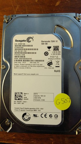 Seagate Barracuda ST3500418AS 500GB SATA 3.5" Hard Drive | eBay