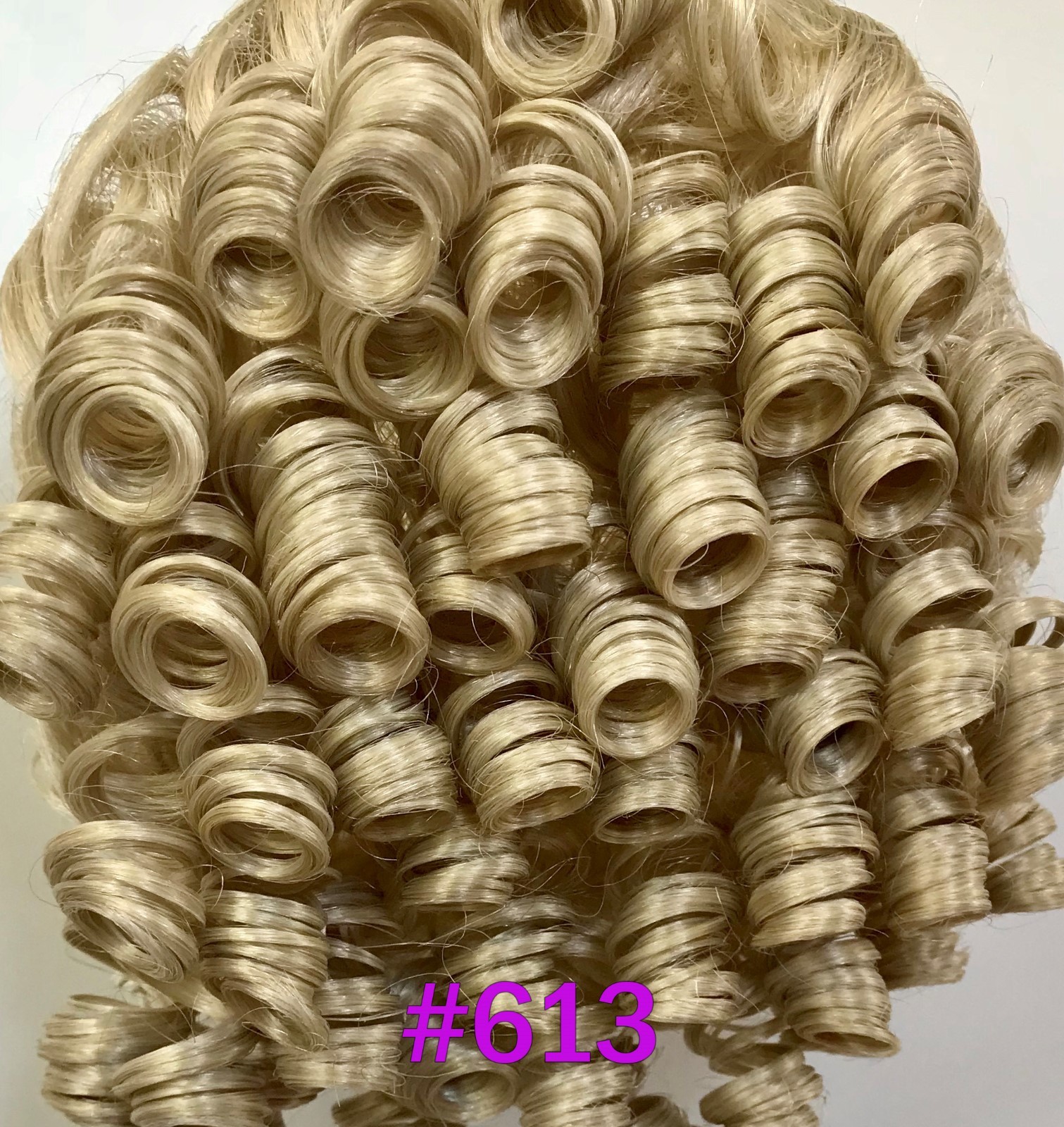 Curly Dancer's Wiglet Ringlets Bun Drawstring Comb Dancers Hair Piece ...