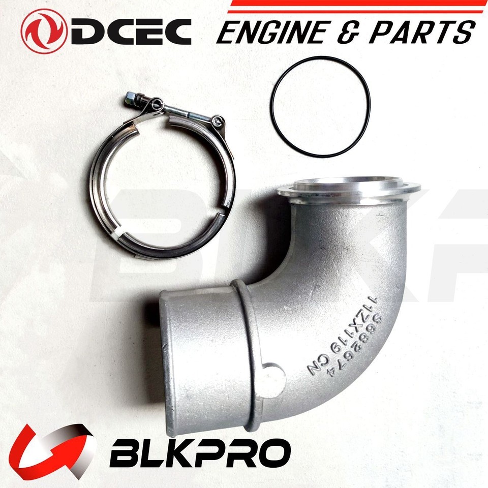 Cummins ISX Turbo Oil Line Drop feed Pipe Replacement Intake Elbow for ...