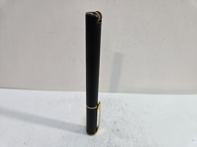 Vintage 1970's Colibri Butane Pipe Enamel Lighter Pen Shaped with Clip ...