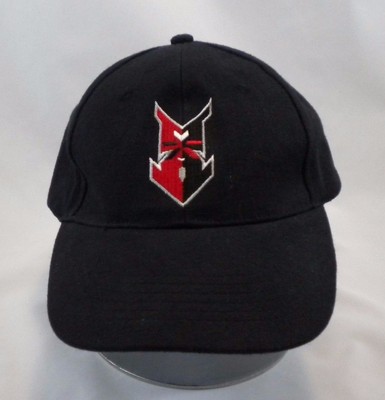 Indianapolis Indians Baseball Cap Firestone Arrow Black Red Strapback ...