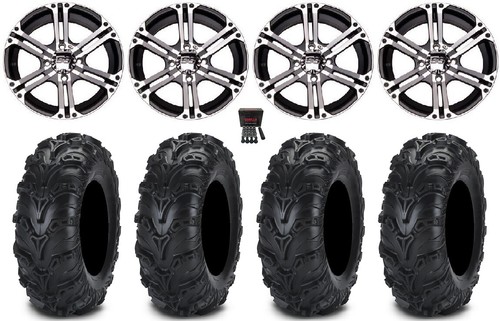 ITP SS212 12" Wheels Machined 26" Mud Lite II Tires Honda Foreman ...