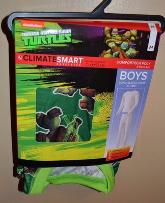 ClimateSmart Base Layer 2 Piece Set Comfortech Long Underwear TMNT ...