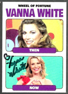 Vanna White Signed TRADING Card WHEEL OF FORTUNE 14 | eBay