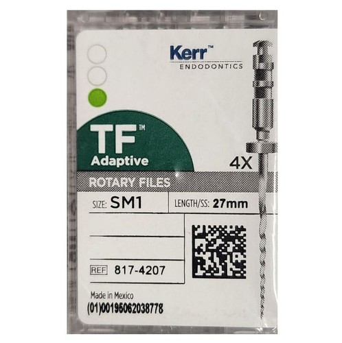 *4-Pieces* Kerr SybronEndo TF Adaptive Hand Files Size-SM1 Length 27mm ...