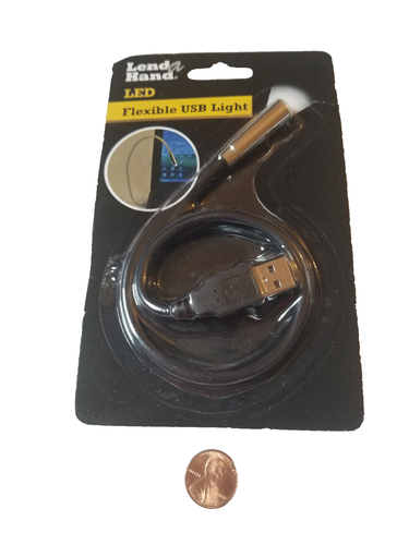 w6tsz watt LEND-A-HAND Gooseneck L-top BLACK led USB FLEXI LIGHT ...