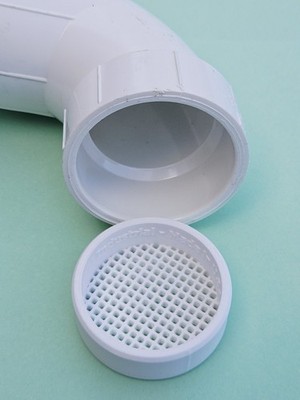 1-1/4" PVC Vent Screen, 1.66" OD, Fine Mesh Screen, All Plastic, 1-1/4 ...