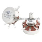 New 100K Ohm 2W Linear Pot Single Turn Taper Carbon Potentiometers 5 ...