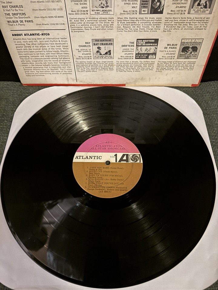 Atlantic - Atco All Star Showcase - Various - Atlantic Records Press AT-1 | eBay