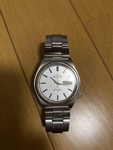 Seiko 5 Actus Day Date Silver Wave Automatic Mens Watch Authentic ...