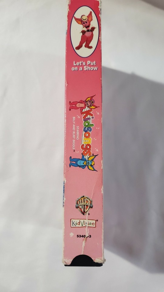Kidsongs ~ Let’s Put On A Show ~ VHS Billy/Ruby Biggle ~ Educational ...