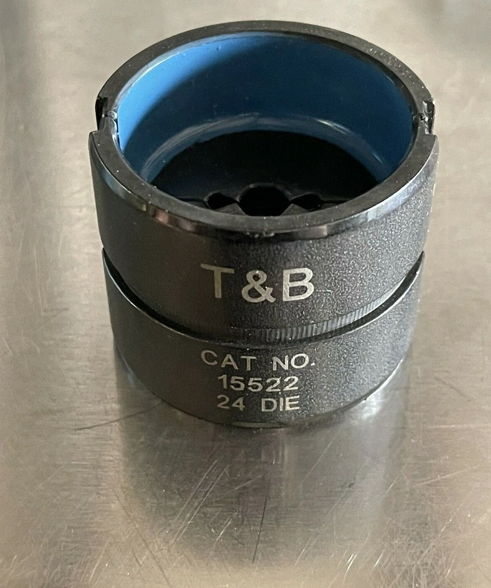 THOMAS BETTS 15522 CRIMPING DIES WITH DIE CODE 24 BLUE FOR, 51% OFF