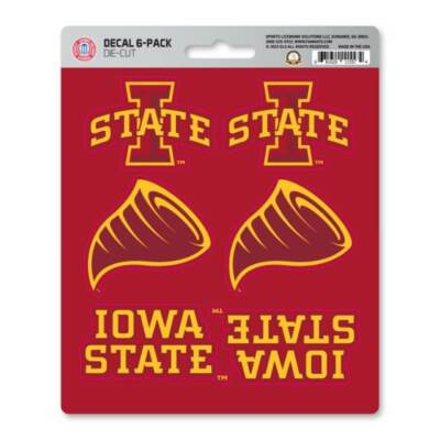 Iowa State University Cyclones - Set Of 6 Sticker Sheet | eBay