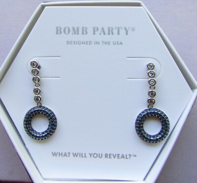Bomb Party September 2023 Earrings Donuts of Sparkle | eBay