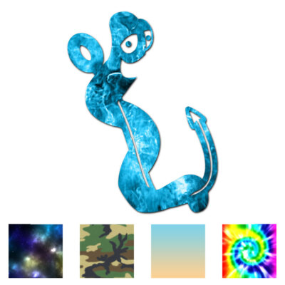 Fish Hook Worm - Vinyl Decal Sticker - Multiple Patterns & Sizes ...