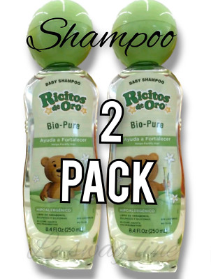 2pck Shampoo Natural Ricitos no parabenos no Sulfatos paraban Bio-Pure ...