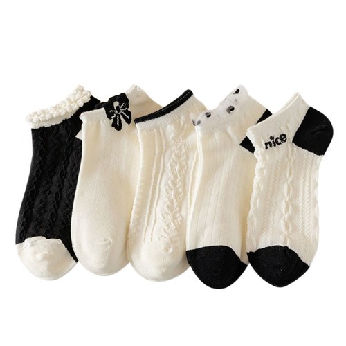Comfortable Ankle Socks Breathable Casual Socks Low Cuff Sock Spring ...