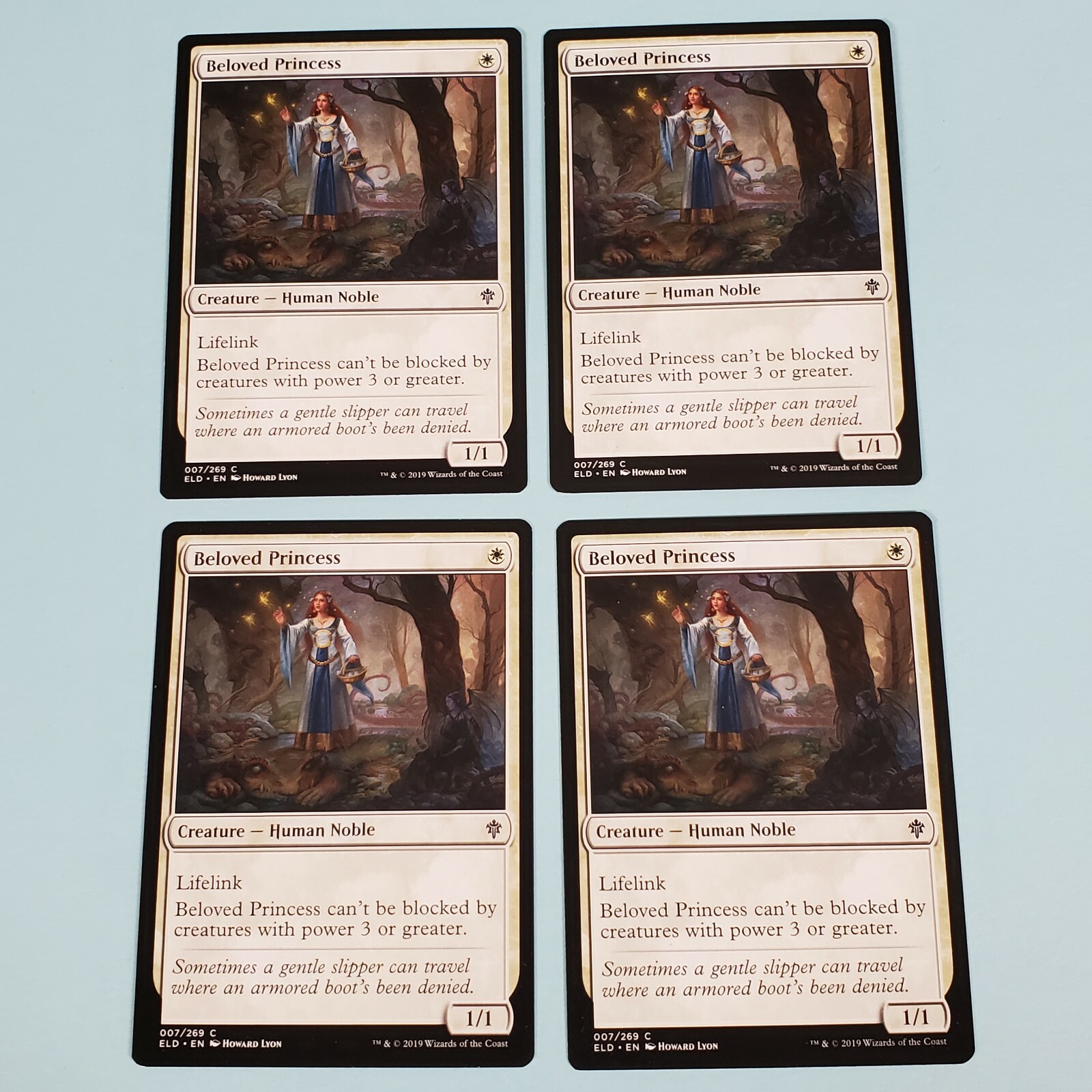 MTG Beloved Princess Throne of Eldraine 007/269 Regular Common for sale ...