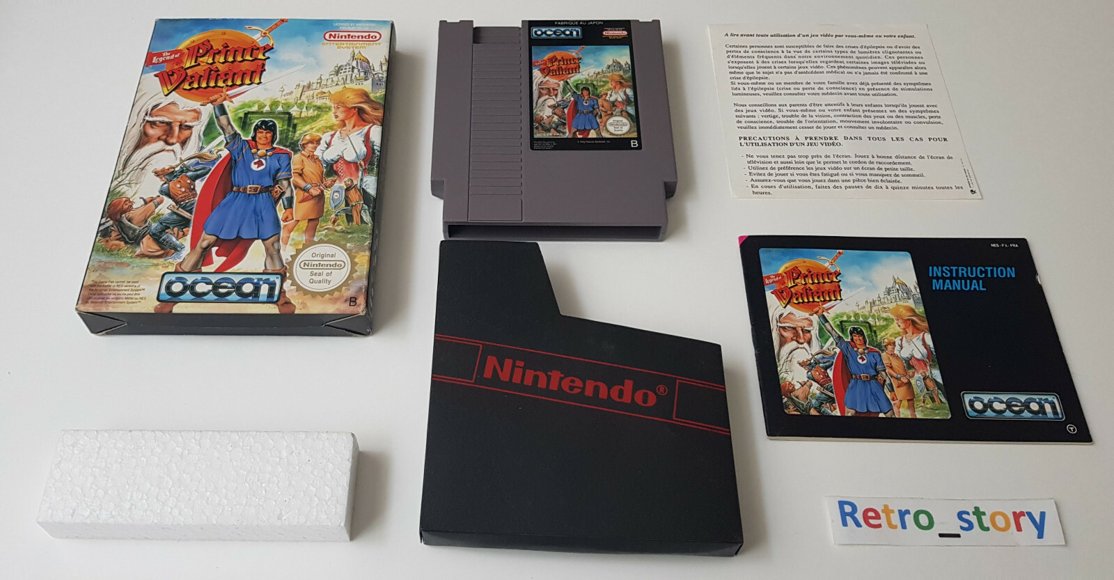 Legend of Prince Valiant NES - Prix - Photo - Présentation